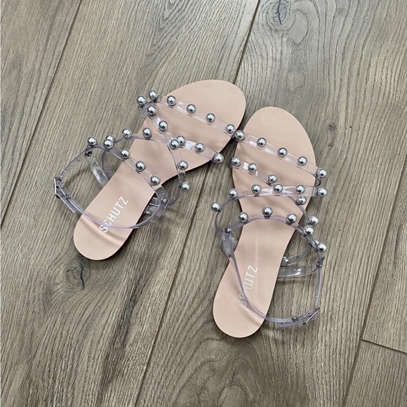 SCHUTZ | Shoes | Schutz Clear Lina Sandals | Poshmark